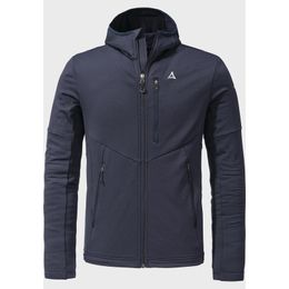 Schöffel SCHÖFFEL Fleecejacke »Fleece Hoody Hydalen M« mit Kapuze 8820 - blau 56 56 Hohe Bewegungsfreiheit durch 2-Wege-Stretch