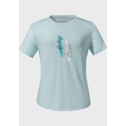 Sch&ouml;ffel SCH&Ouml;FFEL Funktionsshirt &raquo;T Shirt Haberspitz L&laquo; 8025 - blau 42 42 UV-Schutz (UPF 30+)