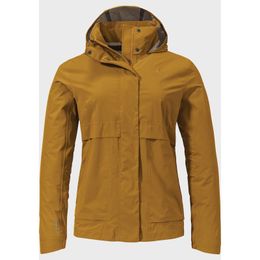 Schöffel SCHÖFFEL Outdoorjacke »2.5L Jacket Bellagio L« mit Kapuze 5950 - gelb 44 44 10.000 mm Wassersäule