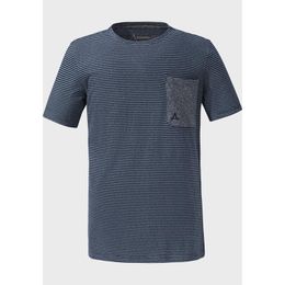 Sch&ouml;ffel SCH&Ouml;FFEL Funktionsshirt &raquo;T Shirt Bari M&laquo; 8820 - blau 48 48 Hoher Tragekomfort dank Materialmischung mit Hanf