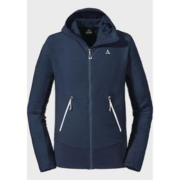 Schöffel SCHÖFFEL Fleecejacke »Fleece Hoody Monte Sart M« mit Kapuze 8180 - blau 52 52 4D BODY MAPPING