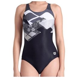 arena - Women's Logo Kikko Swimsuit Controlpro Low B - Badeanzug Gr 34 blau