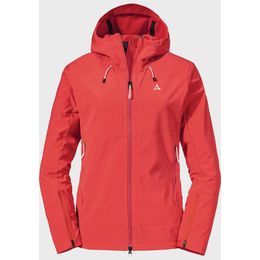 Sch&ouml;ffel SCH&Ouml;FFEL Outdoorjacke &raquo;Softshell Jkt Mangart L&laquo; mit Kapuze 2003 - rot 44 44 Gro&szlig;er Einsatzbereich