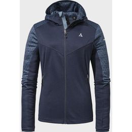 Schöffel SCHÖFFEL Fleecejacke »Fleece Hoody Svardalen L« mit Kapuze 8820 - blau 42 42 Hoher Feuchtigkeitstransport