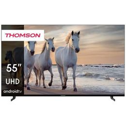 Thomson 55UA5S13 LED-TV 139 cm 55 Zoll EEK E (A - G) DVB-C, DVB-S, DVB-S2, DVB-T, DVB-T2, UHD, WLAN, Smart TV, CI+ Schwarz