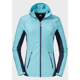 Schöffel SCHÖFFEL Fleecejacke »Fleece Hoody Monte Sart L« mit Kapuze 8125 - blau 36 36 4D BODY MAPPING