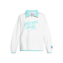 Quiksilver Sweatshirt »x Stranger Things Lenora« weiß M M Stoff: Mischgewebe aus Baumwolle und...