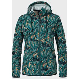 Schöffel SCHÖFFEL Fleecejacke »Fleece Hoody Lugano L« mit Kapuze 6755 - grün 36 36 Weicher Griff