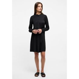 Eterna Blusenkleid &raquo;LOOSE FIT&laquo; schwarz 36 - Normalgr&ouml;&szlig;en Normalgr&ouml;&szlig;en 36 Steh-Kragen