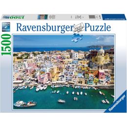 Ravensburger Puzzle Colorful Procida Italy, 1500 Puzzleteile, Made in Germany, FSC® - schützt Wald - weltweit, bunt