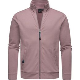 Ragwear Kapuzensweatjacke Miet coole Herren Basic Sweatjacke, lila