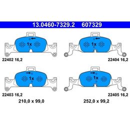 ATE Bremsbeläge vorne (13.0460-7329.2) für Audi A4 B9 A5 Q5 Allroad A6 C8 A7