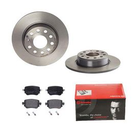 Brembo Bremsscheiben COATED 272mm + Beläge für Skoda Octavia 3 5E5 VW Caddy 4