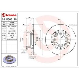 Brembo Bremsscheibe hinten rechts links voll 288mm für FORD (JMC) 1867715 BK212A097FA GK292A097BC 08.D505.20