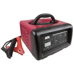 APA Werkstattladegerät digital mit Starthilfe - 20 Ampere für