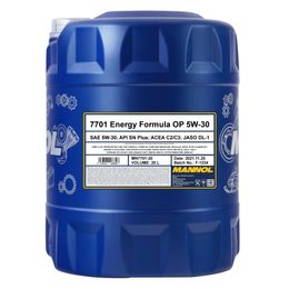 SCT - MANNOL 7701 Energymula OP 5W-30 (20L) Motoröl MN7701-20