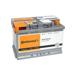 Continental 12V, 80 Ah, 750 A Starterbatterie 12V 80Ah 750A für SKODA VW SEAT PEUGEOT AUDI TOYOTA MERCEDES-BENZ JAGUAR VOLVO BMW NISSAN OPEL RENAULT L