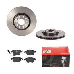 Brembo Bremsscheiben Ø312mm + Bremsbeläge vorne für Audi Q3 VW SHARAN TIGUAN 5N