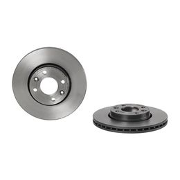 Brembo Bremsscheibe COATED DISC LINE 09.9078.21 InnenbelüftetVorne Rechts Links für RENAULT Kangoo Z.E. Be Bop 1.5 dCi 75 110 / Grand 1.6 16V 70 85