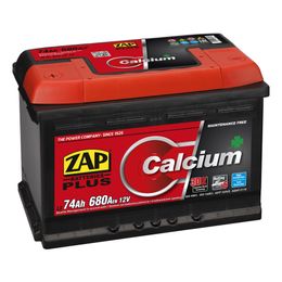 ZAP CALCIUM PLUS 12V 74Ah 680A Starterbatterie 574 12