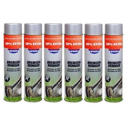 6x Presto Bremsenreiniger Power 600ml Bremsen Spray mit mehr Druck Teilereiniger