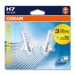 Osram Glühlampe. Fernscheinwerfer ULTRA LIFE 2 (64210ULT-HCB)