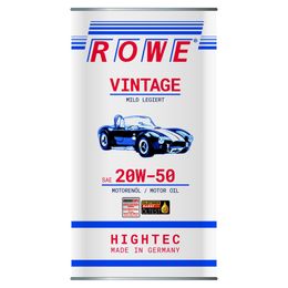 ROWE Motoröl HIGHTEC VINTAGE SAE 20W-50 MILD LEGIERT (20221) 5.0L