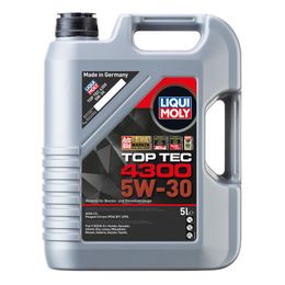 Liqui Moly Motoröl Top Tec 4300 5W-30 5L (3741) für Fiat 500 Hyundai Santa Fé