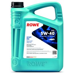 ROWE HIGHTEC SYNT RSi SAE 5W-40 5l Motoröl HC Synthese Öl (Hydro-Cracked) 20068-0050-99