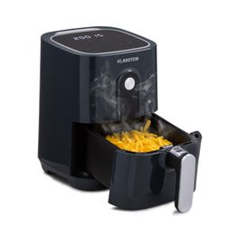 Klarstein Crisp-Pro Heißluftfritteuse Air Fryer 1400W 2,8 Ltr Timer Edelstahl