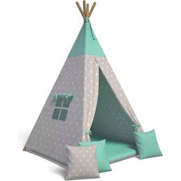 Best for Kids Tipi-Zelt Wigwam für Kinder mit Zubehör