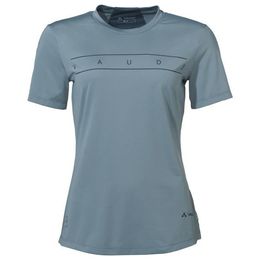 Vaude - Women's Qimsa Logo Shirt - Funktionsshirt Gr 44 grau