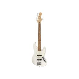 Fender E-Bass, Player Jazz Bass V PF Polar White