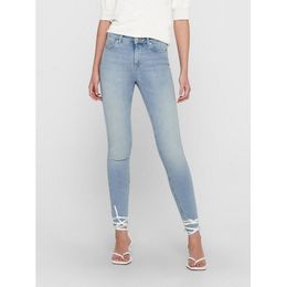 Only Skinny-fit-Jeans kinny Fit Jeans Stoned Washed Stretch Denim ONLBLUSH 4733 in Blau