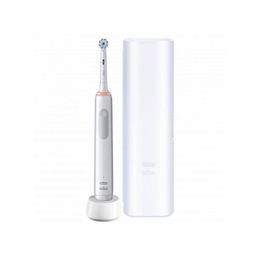 Oral-B Elektrische Zahnbürste Pro 3 3500 White mit Reiseetui