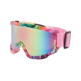 Achiount Skibrille Goggle Motocross Wind Staubschutz Fliegerbrille Snowboardbrille