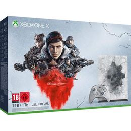 Microsoft Xbox One X 1000GB - Grau - Limited Edition Gears 5