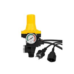 Clanmacy Wasserpumpe Pumpensteuerung Druckschalter mit Kabel Automatik Gelb
