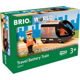Brio® Spielzeugeisenbahn-Lokomotive World Eisenbahn Zug Orange schwarzer Reisezug 2 Teile 36047