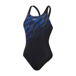 Speedo - Women's Hyperboom Placement Muscleback - Badeanzug Gr 34 schwarz/blau