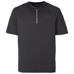 Vaude - Tremalzo Q-Zip Shirt - Radtrikot Gr M grau