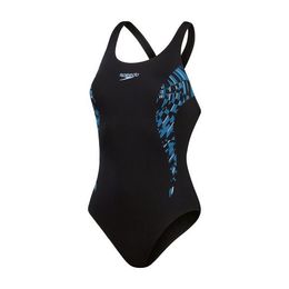 Speedo - Women's Placement Muscleback - Badeanzug Gr 44 schwarz