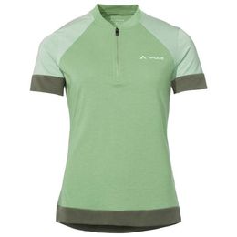 Vaude - Women's Altissimo Q-Zip Shirt - Radtrikot Gr 36 grün