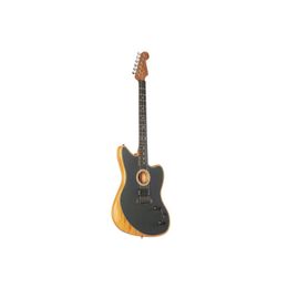 Fender Westerngitarre, American Acoustasonic Jazzmaster Tungsten