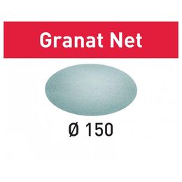 FESTOOL Schleifscheibe Netzschleifmittel STF D150 P180 GR NET/50 Granat Net 50 Stück