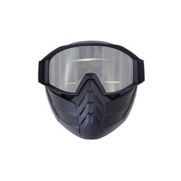 Achiount Skibrille Motorrad Dirt Bike Schutzbrille Maske Abnehmbare Style Schützen