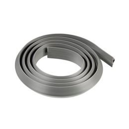 Hama Kabelkanal Flexibler Kabelkanal, 180 x 3 x 1 cm, PVC, Grau, selbstklebend, halbrund, plastikfrei, universell kürzbar, grau