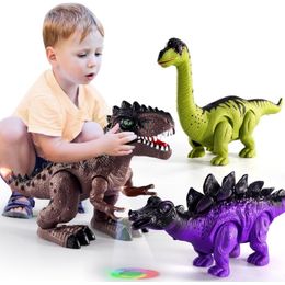 Bifurcation Stapelspielzeug 3er-Pack elektrisches Dinosaurier-Laufspielzeug