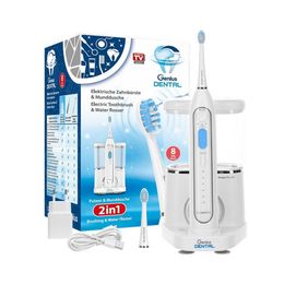 Genius Elektrische Zahnbürste Dental Hydro Fusion 2in1 Elektrische Zahnbürste 8tlg inkl. Mundspülung