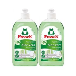 Frosch 2x Frosch Aloe Vera Handspül-Lotion 500 ml Geschirrspülmittel